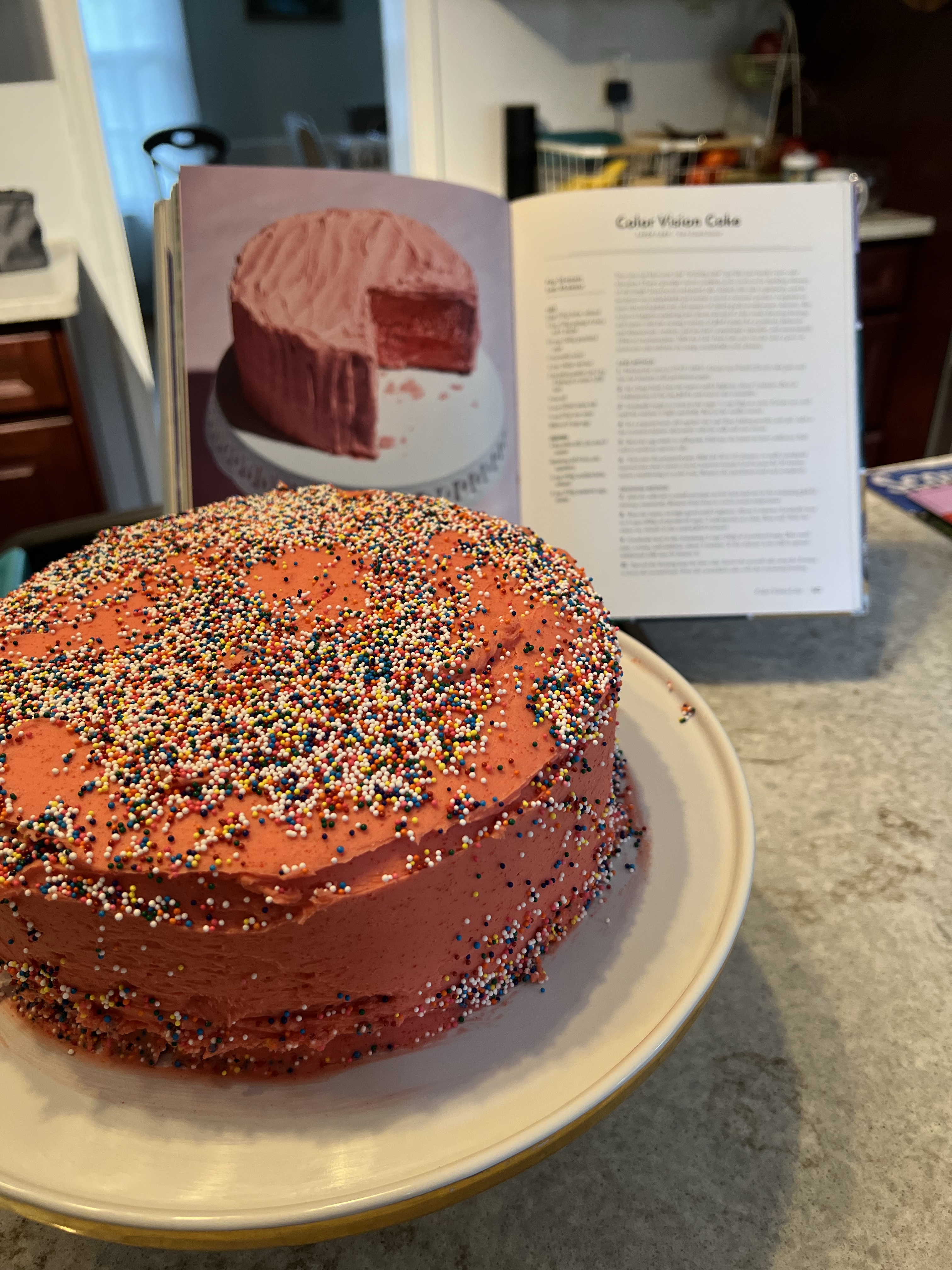 Post 28: Color Vision Cake – Baking Through Yesteryear
